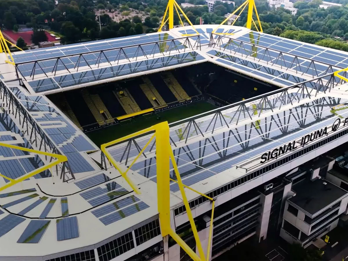 Dortmund Stadium: World’s Most Powerful Solar Energy Rooftop System